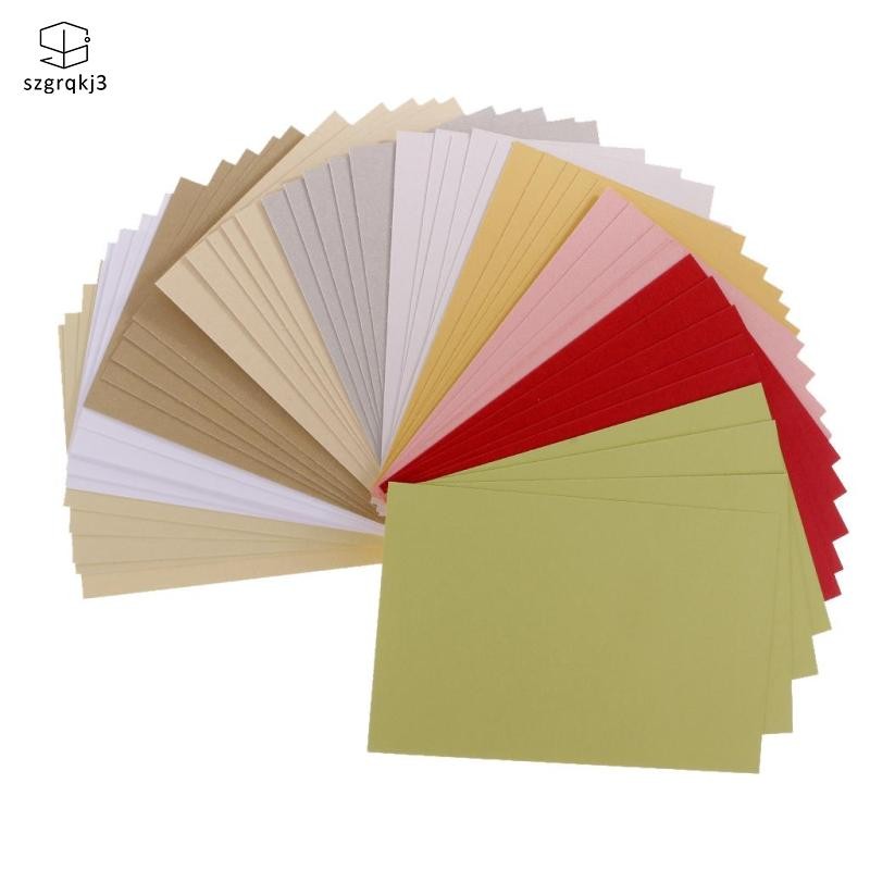[szgrqkj3] 50 Sheets Pearlescent Cardstock Paper Crafts Specialty Paper ...