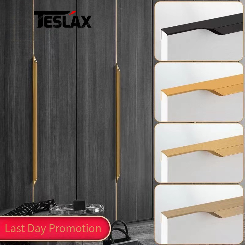 Customized Invisible Handles Long Wardrobe Handle Drawers Dark Embedded ...