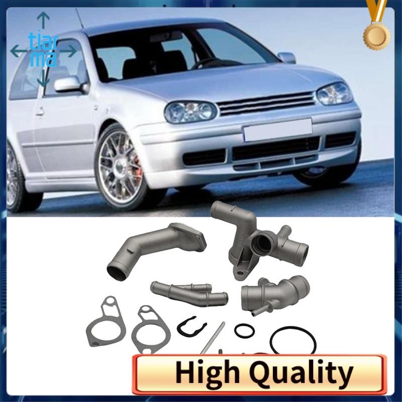 Great Car Thermostat Water Pipe Golf Mk4 1.8T 2000-2005 Coolant Flange ...