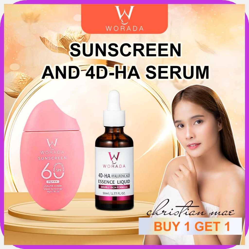 WORADA%Ak?SPF|y&60[n,SUNSCREEN!u,AND!d,4D-HA!O,HYALURONIC!K,SET!A,sun ...