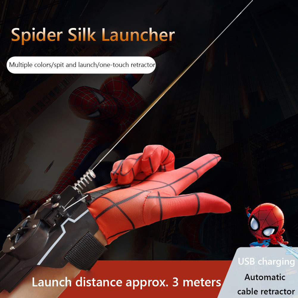 Spider Web Shooter Web Launcher String Shooter for Superhero Role-Play ...