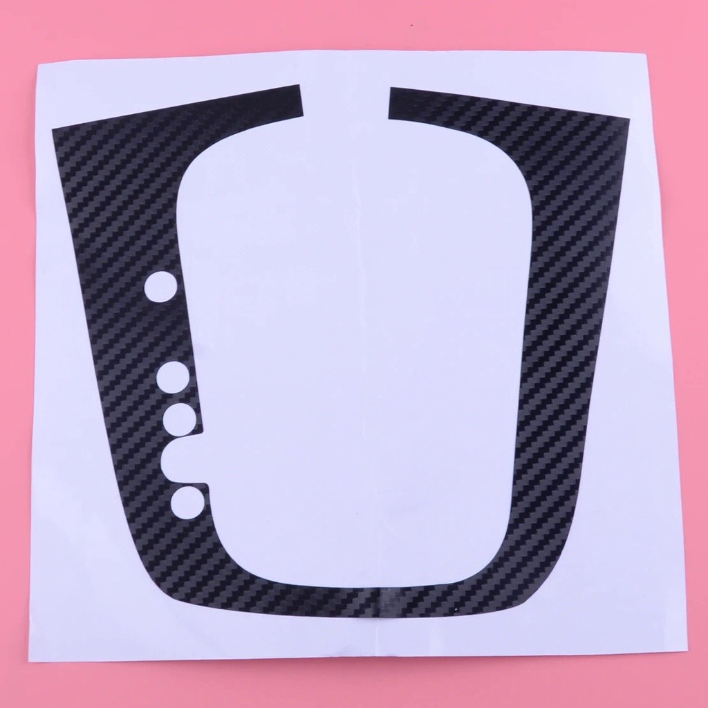 DWCX Car Carbon Fiber DSG Gear Shift Knob Panel Decal Sticker Fit For ...