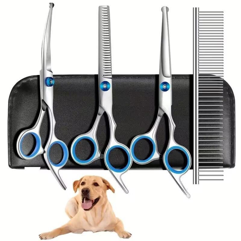 curved scissor for dog Straight Snips up Bend down Bend Dogs and Cats ...