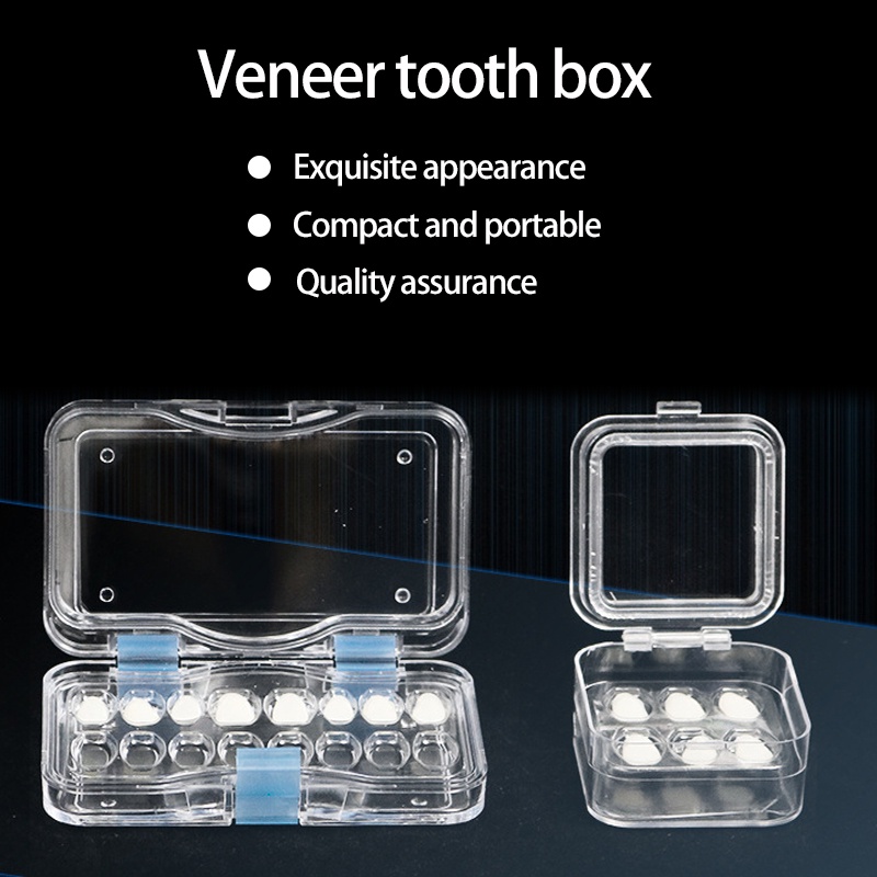 Denture Storage Box Plastic Denture with Film Dental Film Dental Box ...