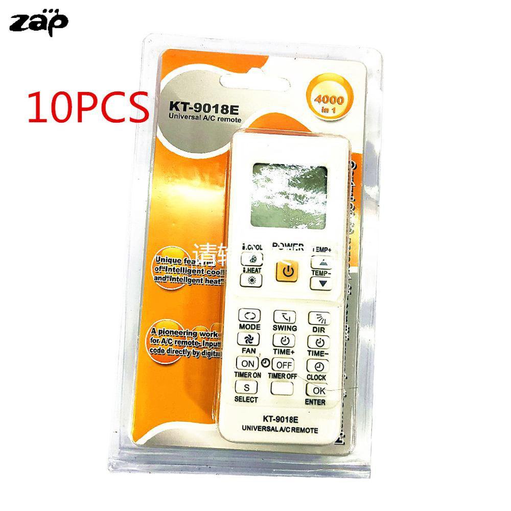 (10pcs) new universal air conditioner remote control kt-9018e 5000 in 1 ...