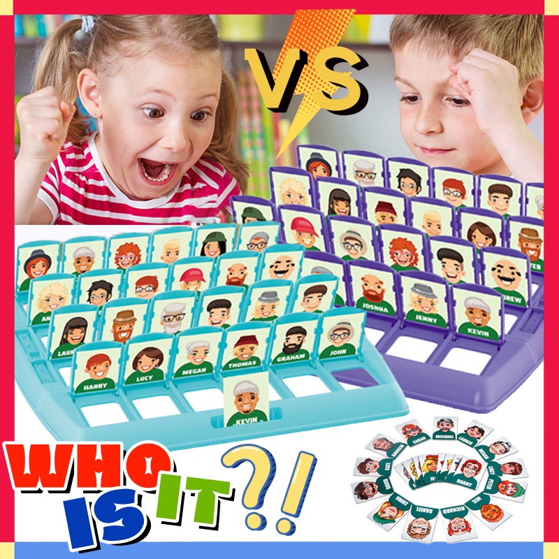 Guess Who Is It Game Toy Interactive Board Games Two-Player Character ...