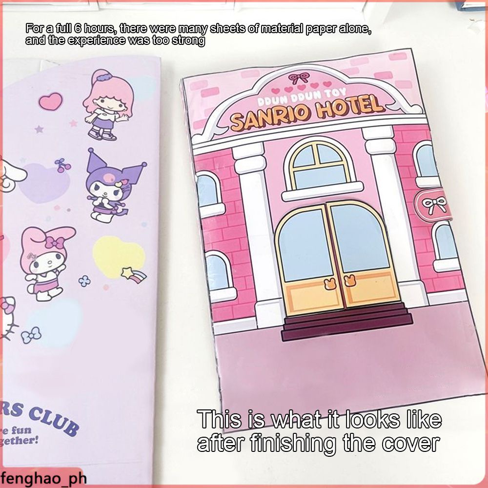 Sanrio Hotel Quiet Book Large Creative Decompression Toys Children ...