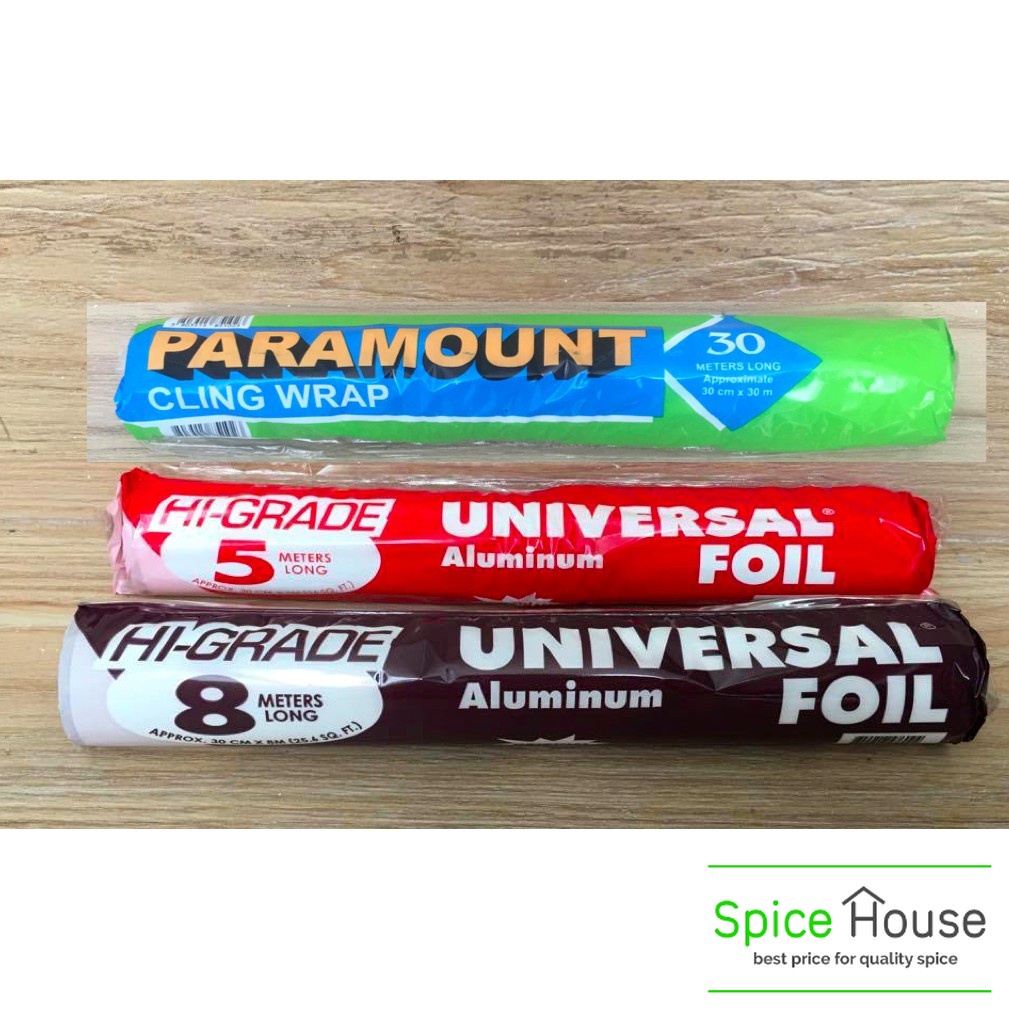 Aluminum Foil Cling Wrap 30M Universal Croco Foil 5M/8M Paramount ...