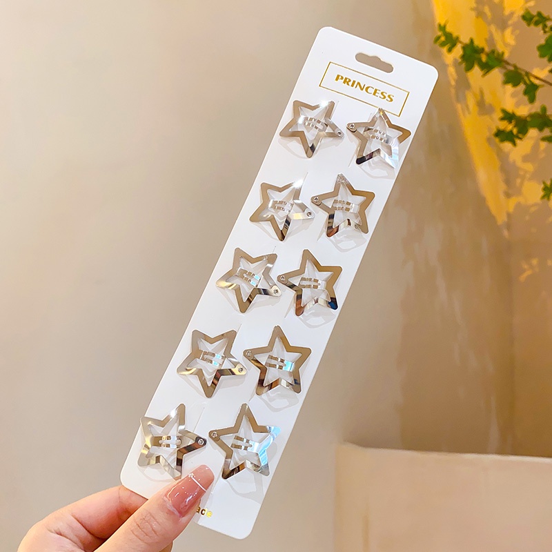 30 Pcs New Star Hairpin Millennium Hair Clip Set BB Parallex Girl Star ...