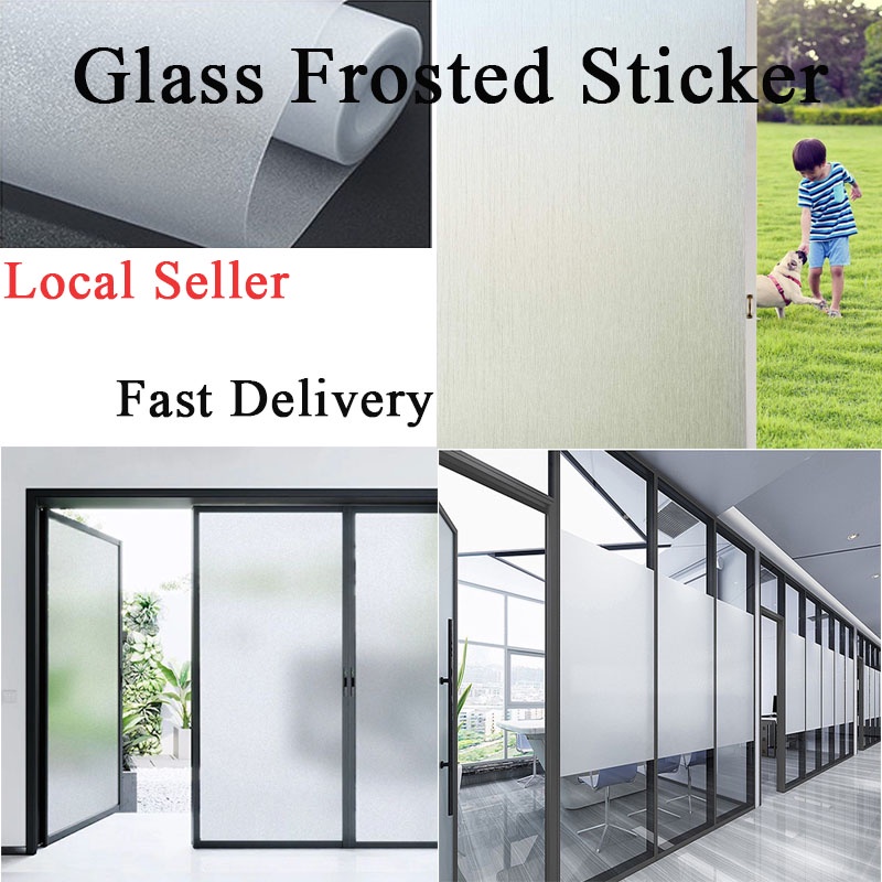 Glass Frosted Sticker Window Privacy Film Frosted Window Sticker Glass ...