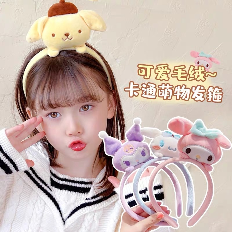 Japanese Cute Headband Hair Tie Pudding Dog Melody Cinnamon Ring ...
