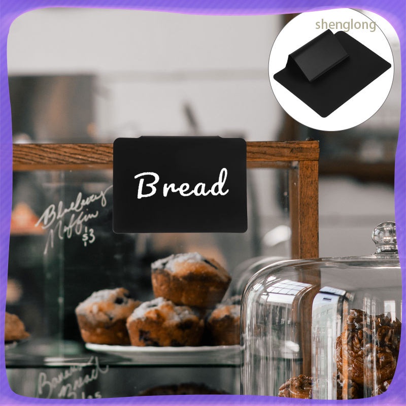 Price Tag 6 Pcs Small Chalk with Stand Labels Writing Chalkboards Mini ...