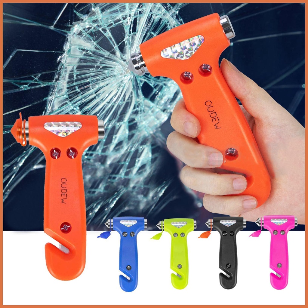 Safe Hammer Glass Breaker 2 In 1 Safety Hammer And Window Breaker Tool ...