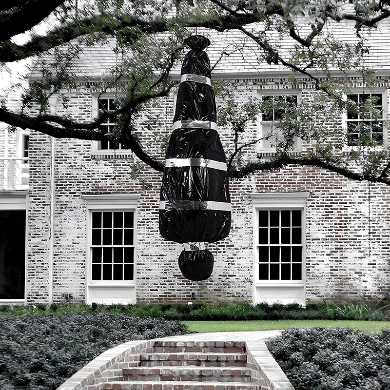 Scary Fake Corpse In Bag Grave Dead Body Haunted House Decor Creepy ...