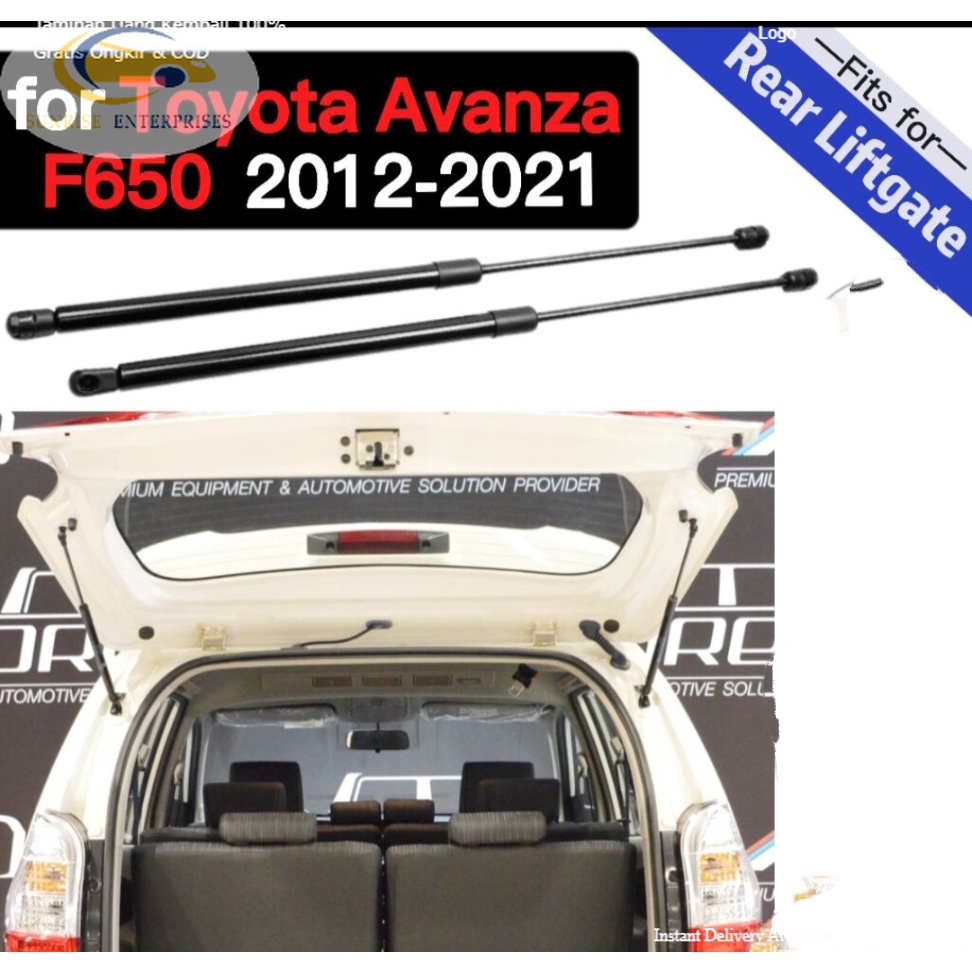 Toyota Avanza 2012-2021 Back Door Stay Rear Tailgate Lift Support ...