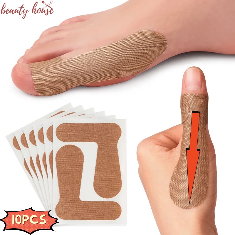 10 Patches/Set Elastic Toe Correction Patch / Toe Valgus Corrective ...