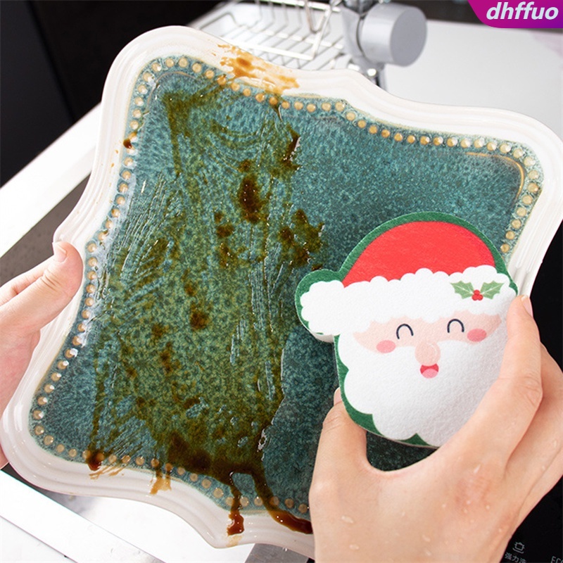 Environmentally Friendly Reusable Dishwashing Wood Pulp Cotton Sponge ...