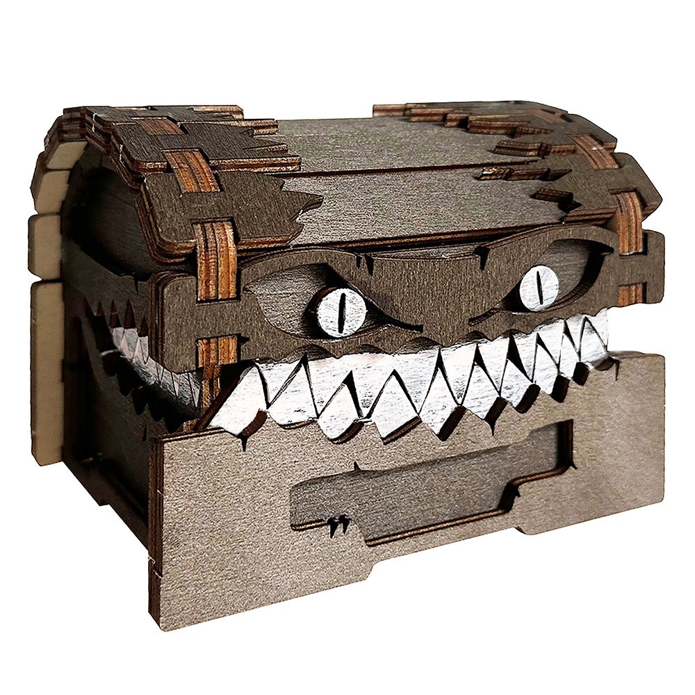 Demon Dungeon Mimic Chest Storing Wooden Spliced Building Blocks Boxes ...
