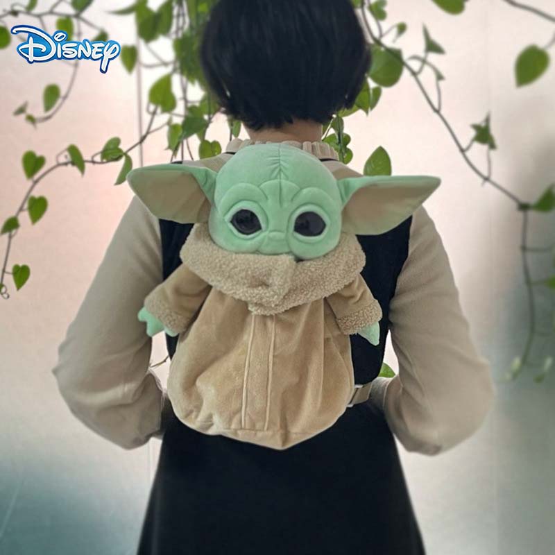 Disney Star Wars Baby Yoda Plush Backpack Cute Action Figures Anime ...