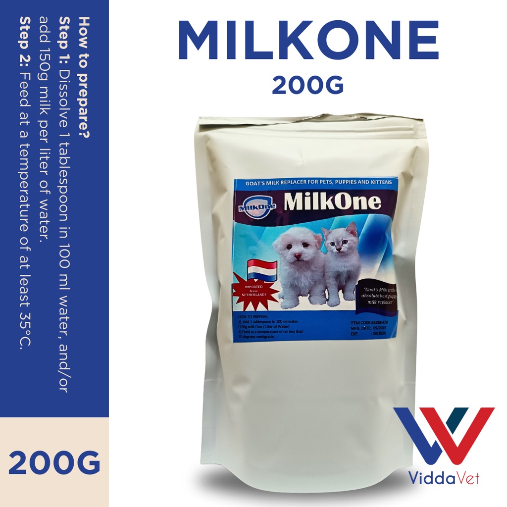 Milkone 200g milkone goat milk replacer milk one for dog, puppies, goat ...