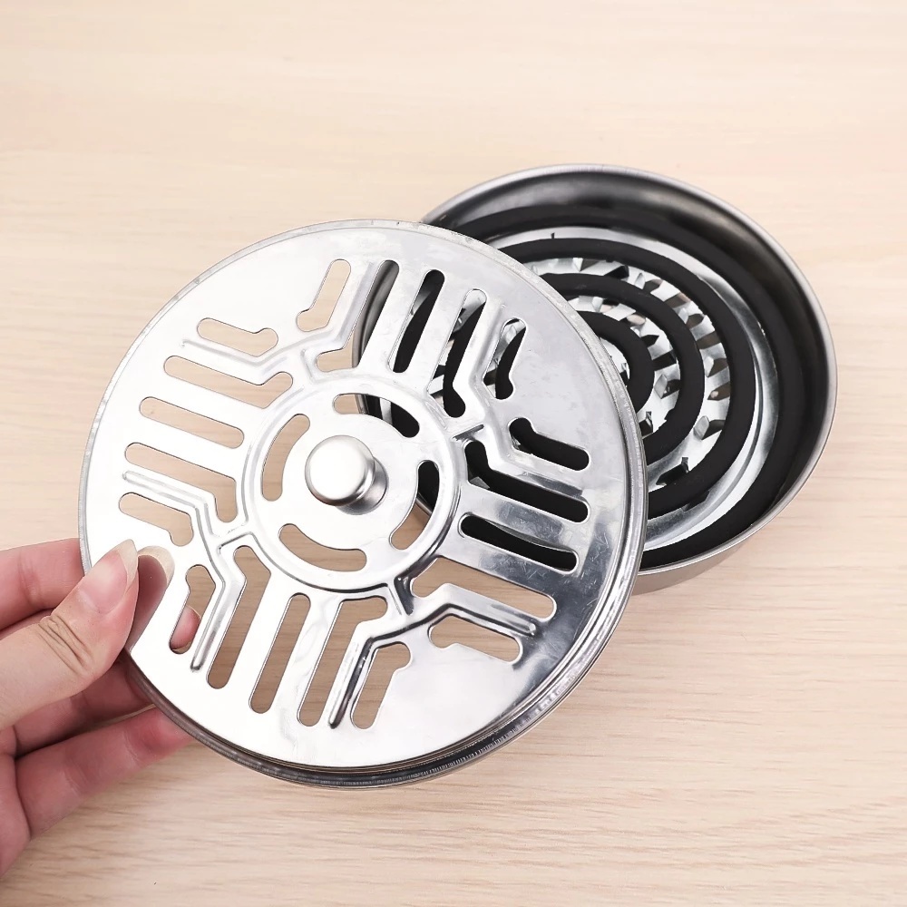 HM Mosquito Coil Holder Large Metal Repellent Rack With Cover | Shopee ...