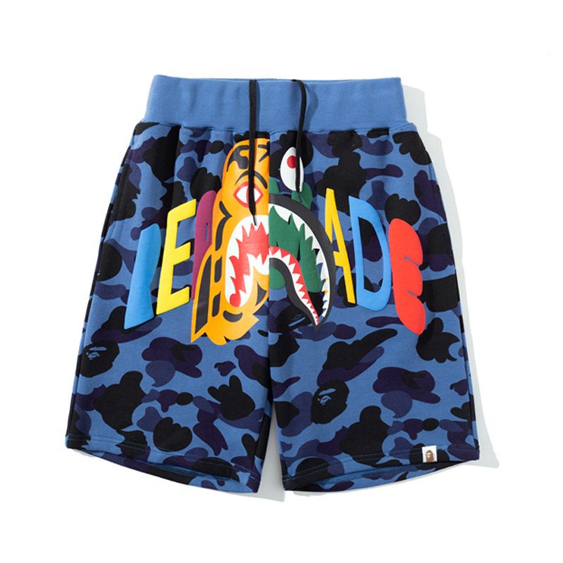 Bape Camouflage Shorts Boys Tiger Puff Print Youth Sports Casual ...