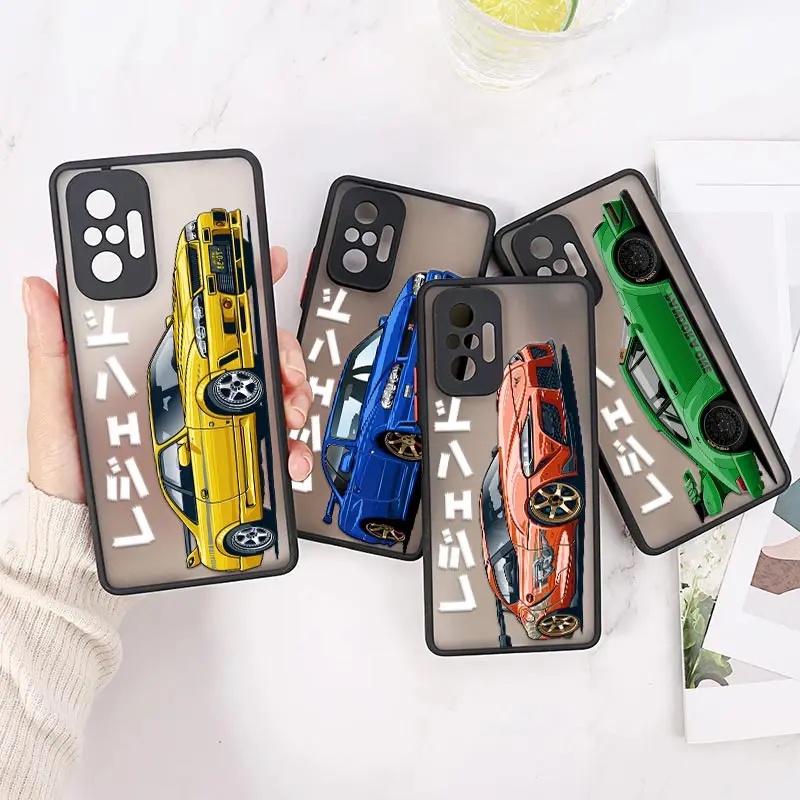2024 Anime Tokyo JDM Drift Cartoon Car For Redmi Note 11 Case Xiaomi ...