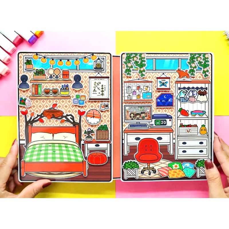 Toca Life World Quiet Book Toca Boca's Chocolate House-New Model ...