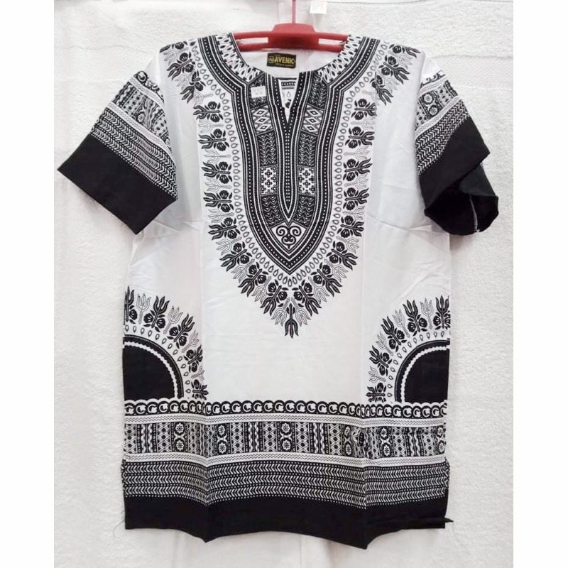 Avenio White XL Dashiki Shirt/India/Batik/Bohemian/Bohemian Style/Rasta ...