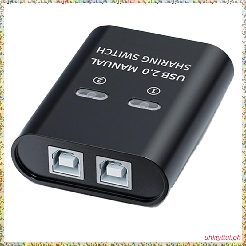 [L U T I] USB Switch 2 Port Manual USB HUB Two Computers Share U Disk ...