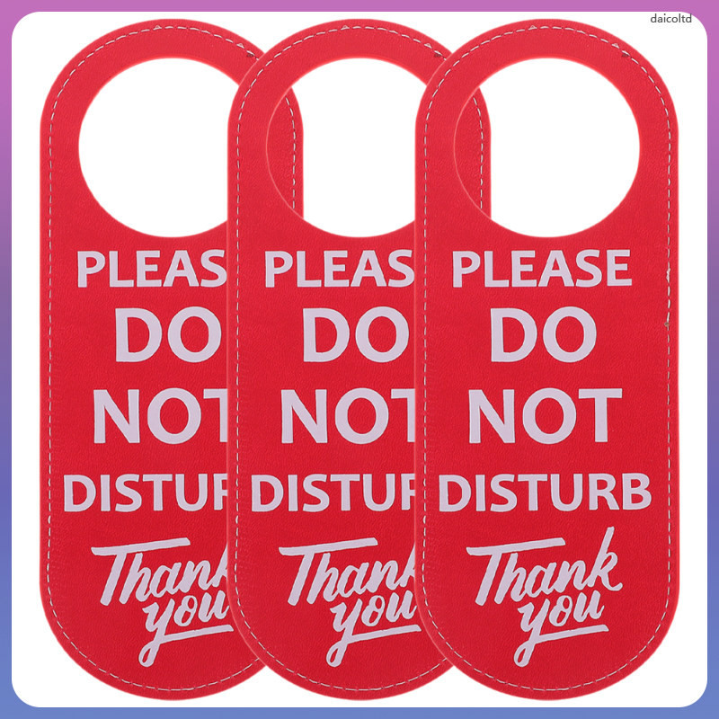 3 Pcs Do Not Disturb Sign Please Look but Dont Touch Red Office ...