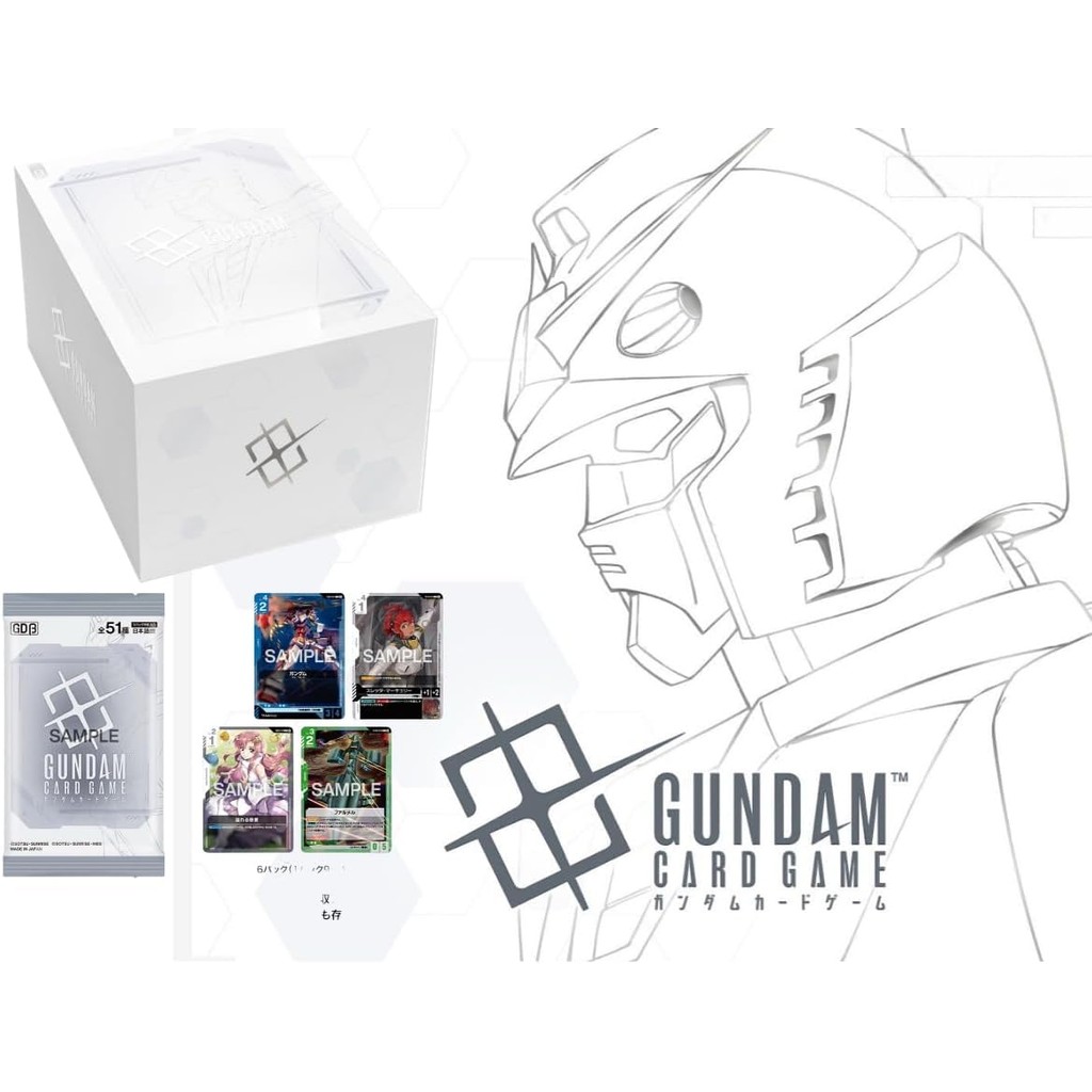 Gundam Card Game Limited BOX Ver.β PMMA Damage Counter Dice & Card Set ...