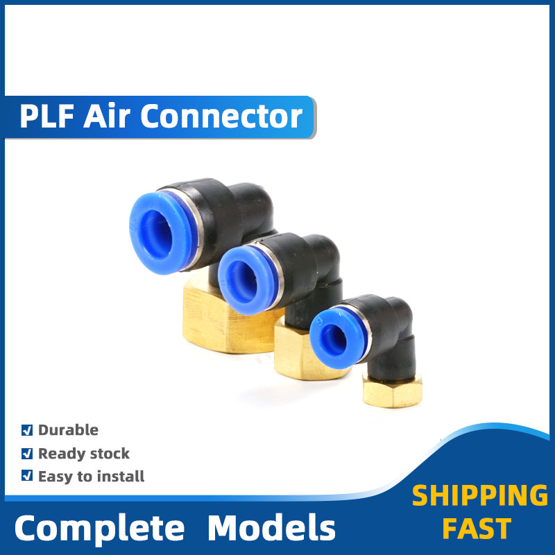 PLF Connector 4 6 8 10 12mm PU Tube Adapter Joint 1/8" 1/4" 3/8" 1/2 ...