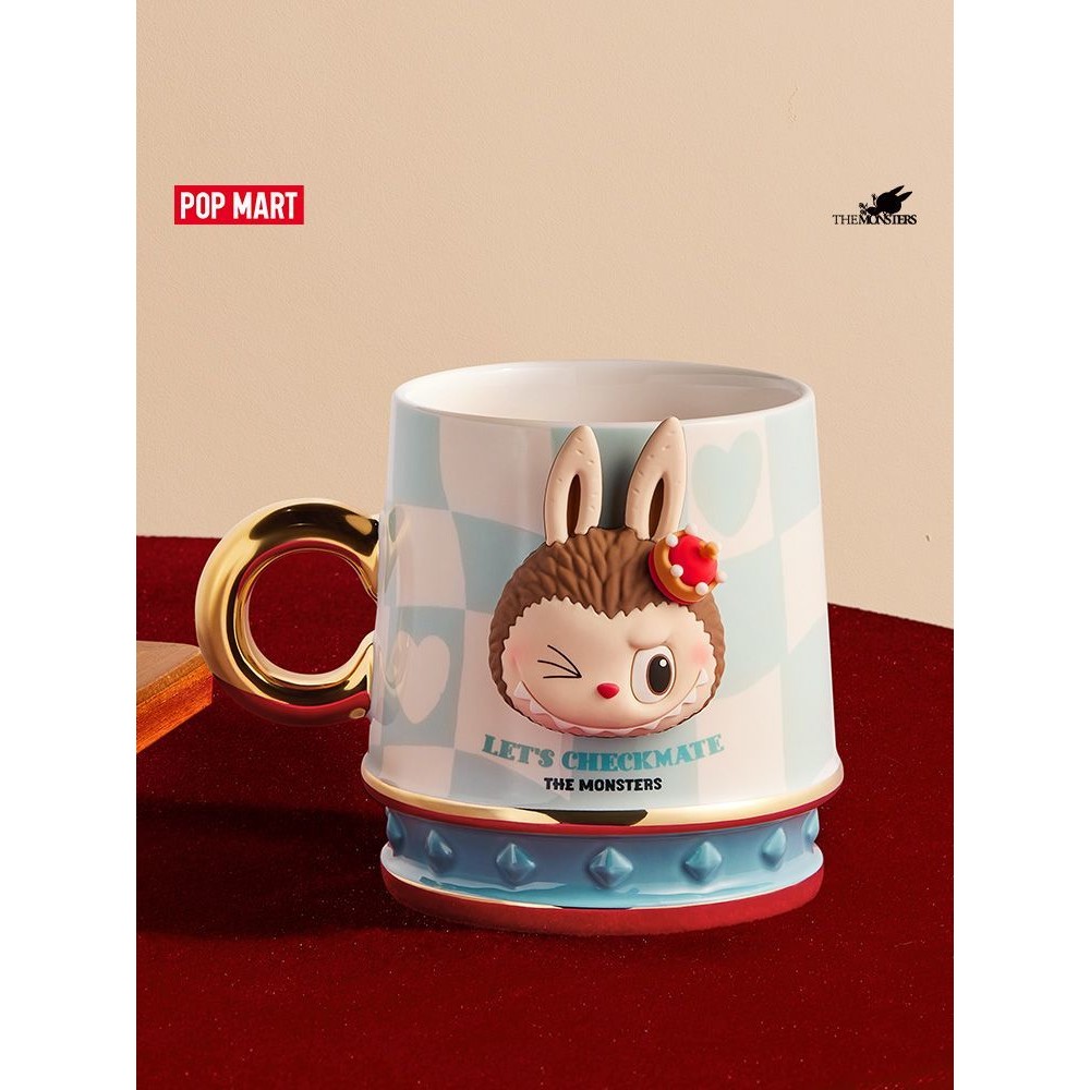 POPMART Pop mart THE MONSTERS Chess Adventure Series Mug Pink Blue ...