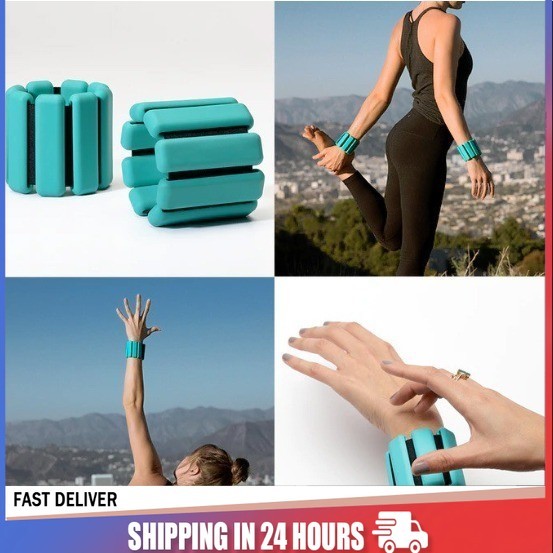 [Fast Shipping] PAIR 2 PCS (500g each) Weighted Bangle Ankle Weights ...