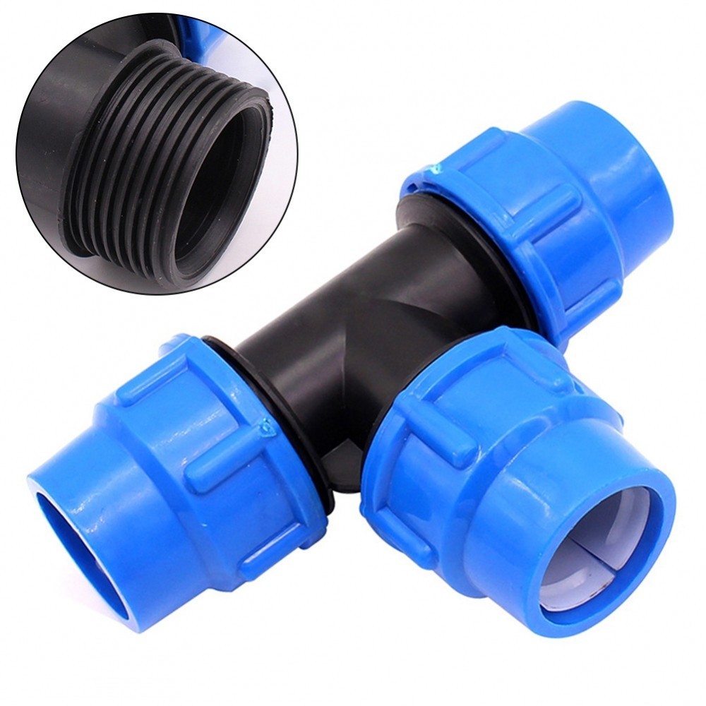 PE Pipe Screw Clamp Connector for PVC Plastic 20 25 32 40 50 mm Easy to ...