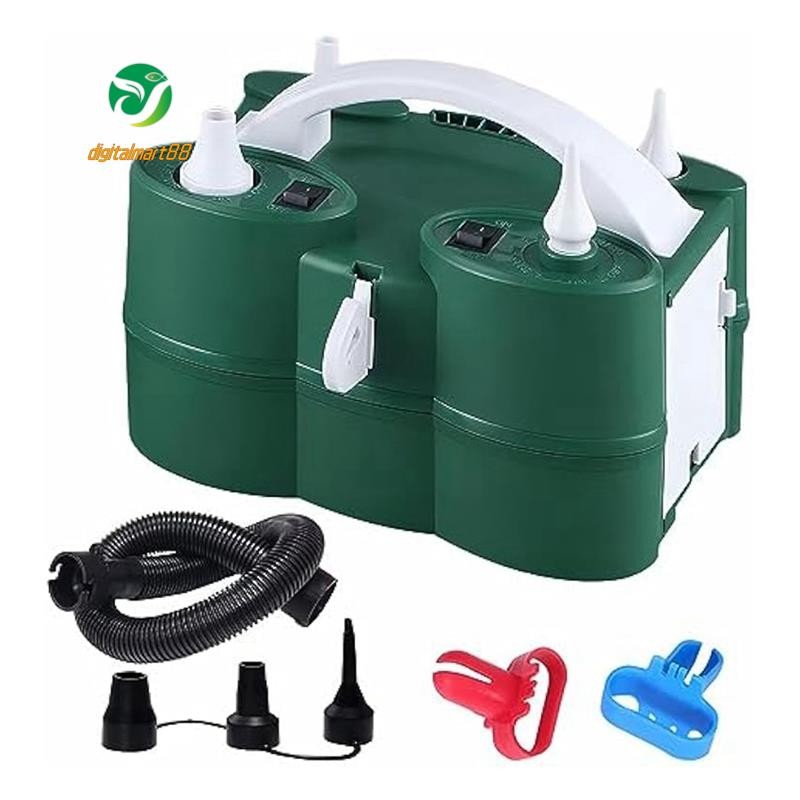 Powerful Electric Balloon Pump,Air Inflate/Deflate Pump,Double Motor for Swimming Pool ...