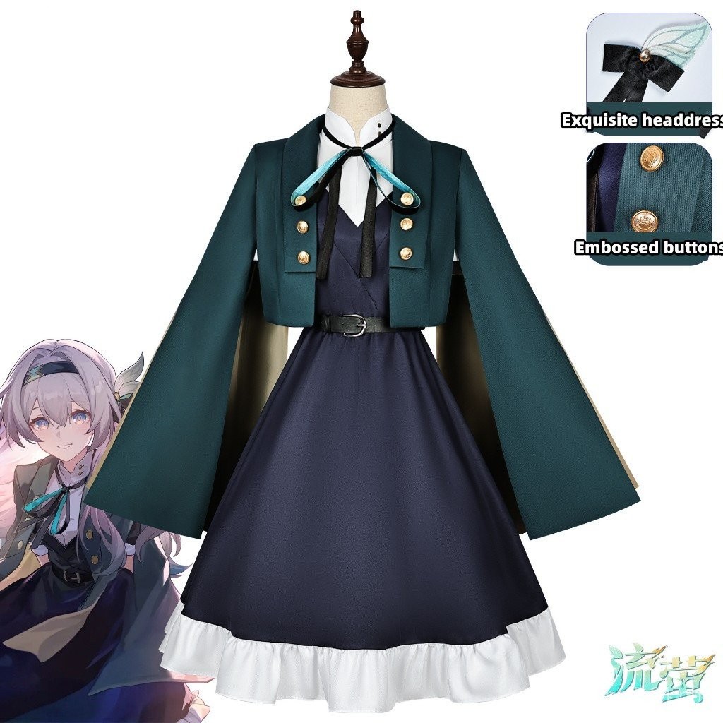 Firefly Midsummer Eve Cos Costume Full Set Honkai: Star Rail Cosplay ...
