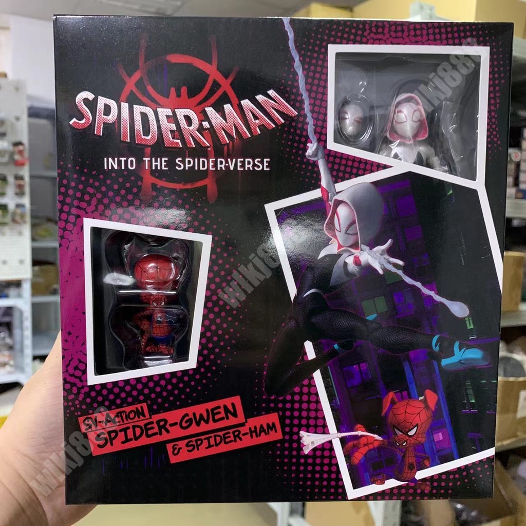 SV-Action Spider-Man Into The Spider-Verse Gwen Stacy Spider-Ham Miles ...