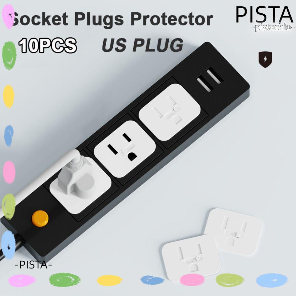 PISTA 6/10/20Pcs Socket Plugs Protector, US Standard Safety Plug Guard ...