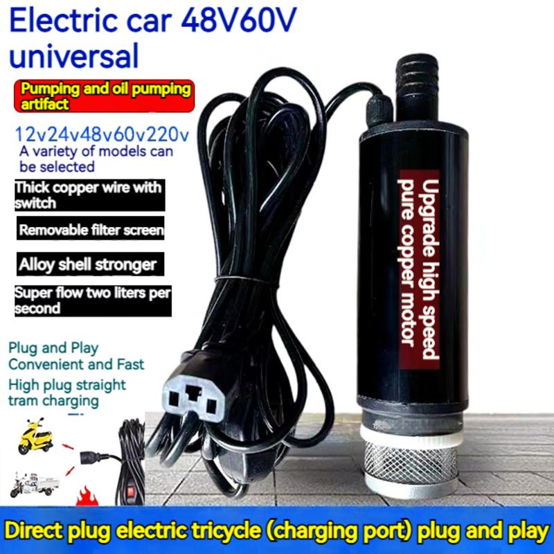 12v24v electric diesel refueling pump 220v self priming pump 48v60v ...