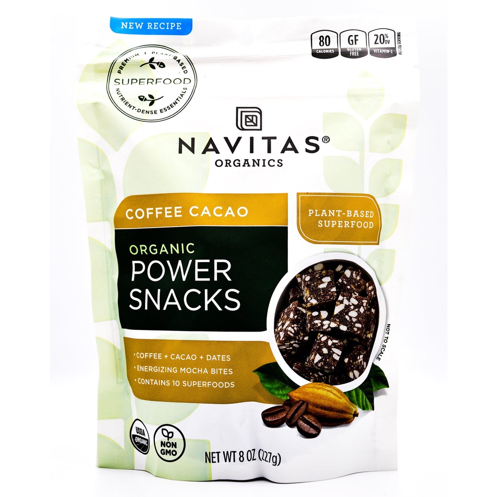 [DXD] Navitas Organics Power Snacks - Coffee Cacao (227g) | Shopee ...