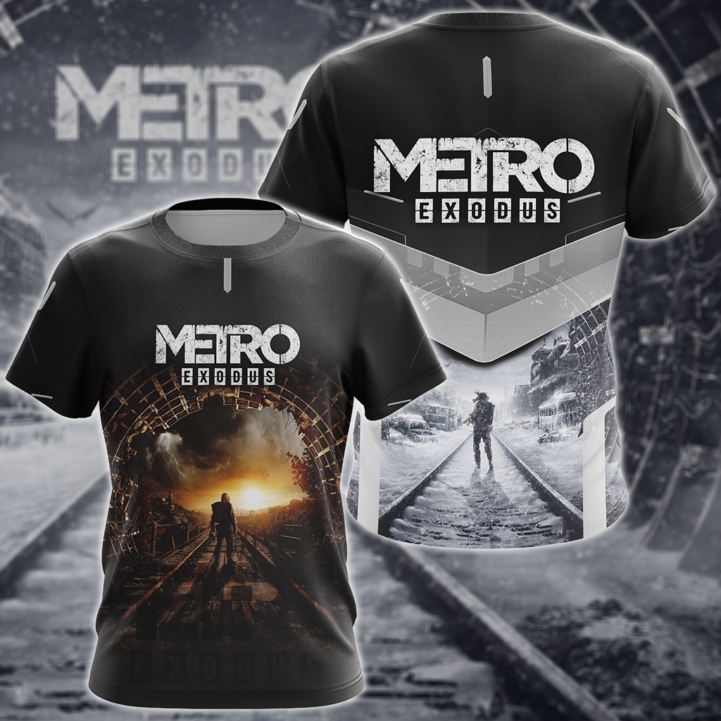 Metro Exodus Video Game 3D Print T-shirt | Shopee Philippines