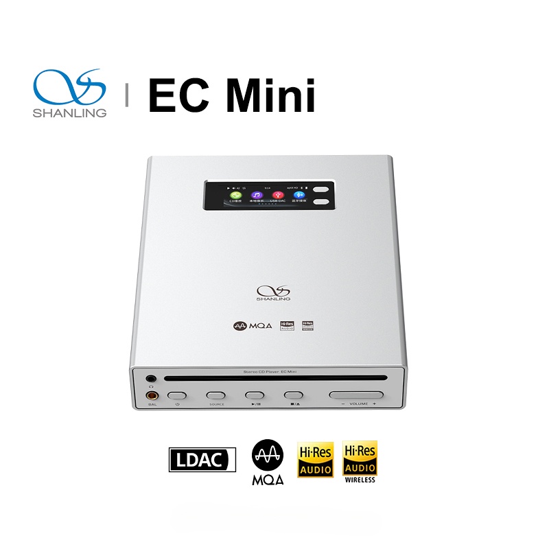 SHANLING EC MINI MQA CD Player Bluetooth DAC/AMP Hi-Res Audio 2x ESS ES9219 Ricore RT6863 Chips ...