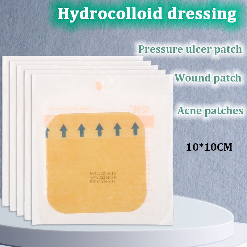 10*10cm Ultra Thin Hydrocolloid Dressing Wound Thin Healing Transparent ...