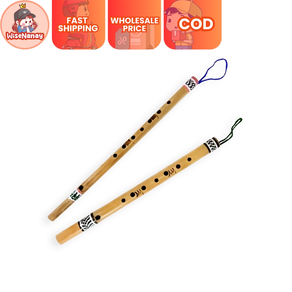WiseNanay Bamboo Flute with Chart - Musical Instrument Flute | Shopee ...