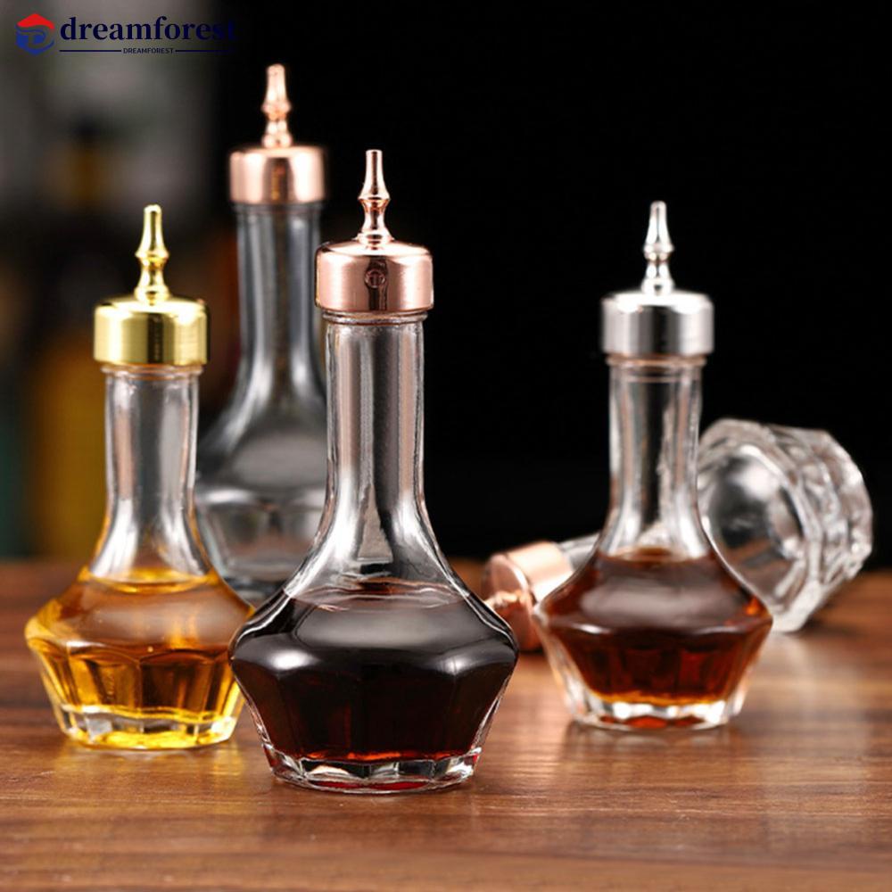 DREAMFOREST Cocktail Bitters Bottles With Stainless Steel Cap Vintage ...