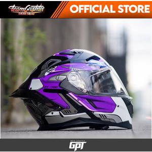 RYZEN HELMET ZX-700 CYBORG (Full Face Dual Visor) | Shopee Philippines