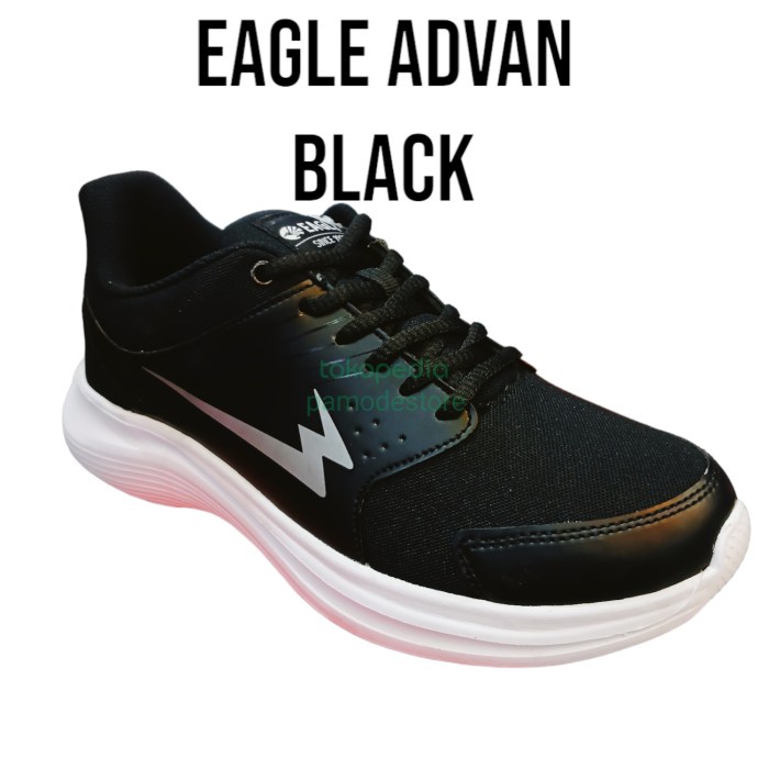 HITAM Eagle Advan Original Youth Casual Sneakers - full black, 37 | Shopee Philippines