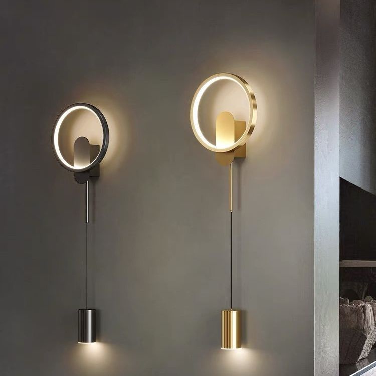 Nordic Corridor Hallway Wall Lamp Bedside Wall Lam Bedroom Light Simple ...
